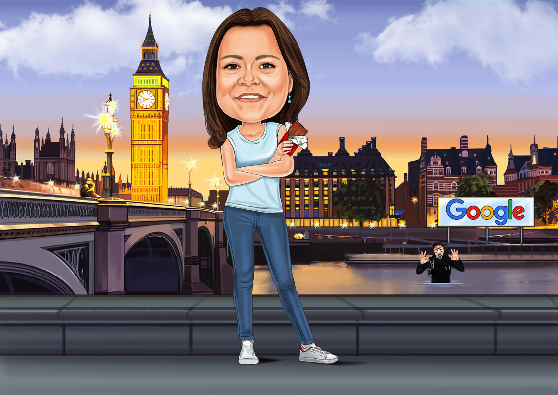 #1 Karikatur vom Foto Online - ab. 19.99€ - Photolamus